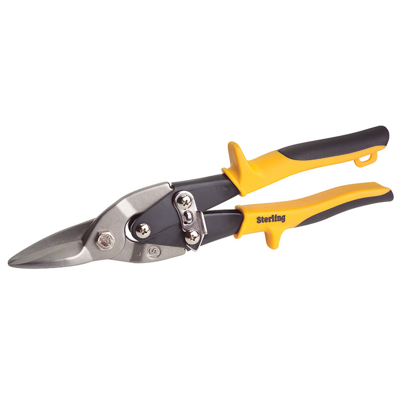 Yellow Straight Cut Aviation Snips - Sterling