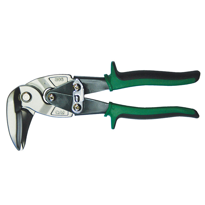 Green Right Cut Upright Snips - Sterling