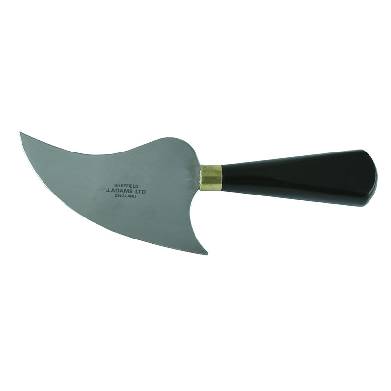 Rubber Cutting Moon Knife - Sterling