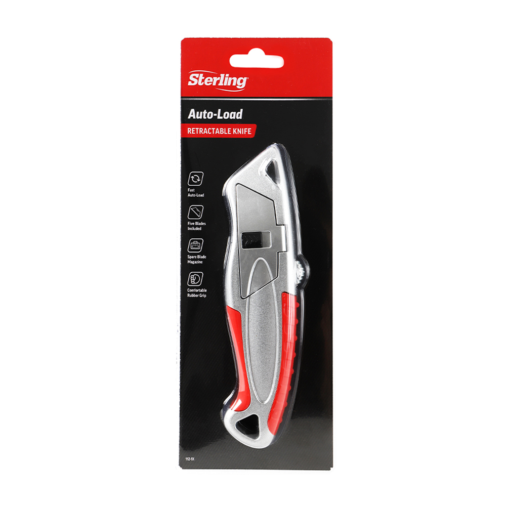 Auto-Loading Retractable Knife - Sterling