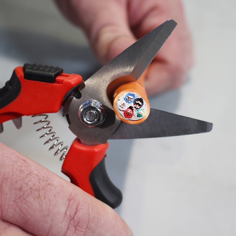 185mm Ultimax Black Panther Electrician’s Cable Snips - Sterling