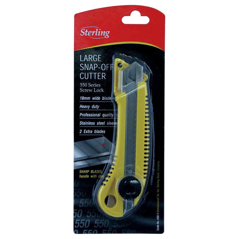 STERLING 18mm Yellow Screw-Lock Cutter - Sterling