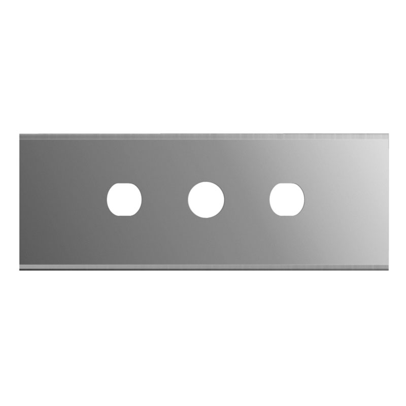 Technical 3 Hole Blade Square Cornered - Sterling